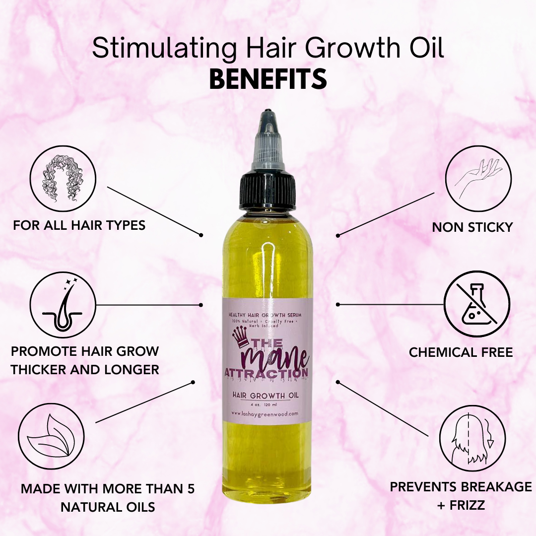 Stimulating Hair Growth Oil | The Mane Attraction