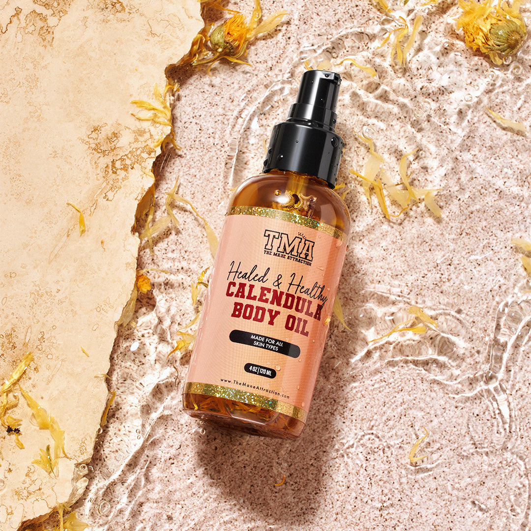 Healed & Healthy Calendula Body Oil | The Mane Attraction