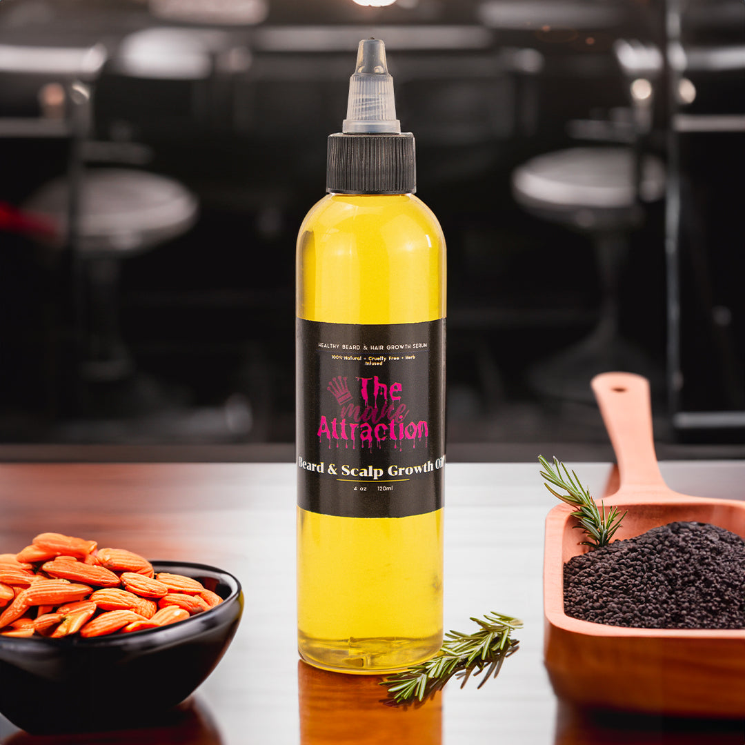 Beard & Scalp Stimulating Growth Oil | The Mane Attraction